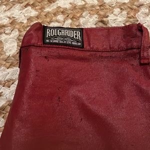 Jeans | Vintage Rough Rider Red Leather Pants | Poshmark